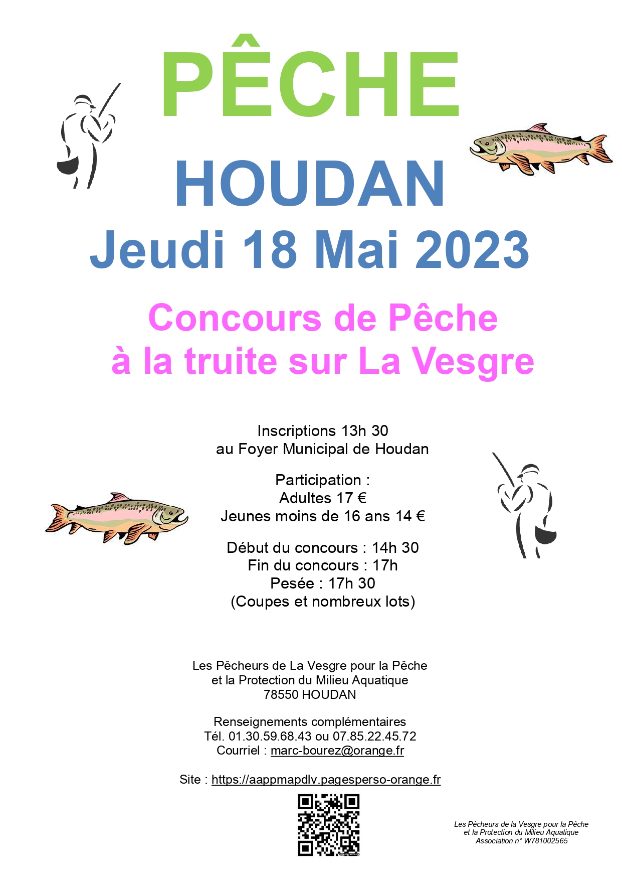 Concours de pêche à la truite - Visitez Houdan, une ville pour bien ...
